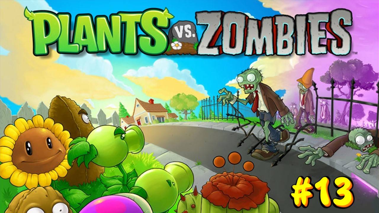 Звездоплод и вазобой (13) в Plants vs Zombies