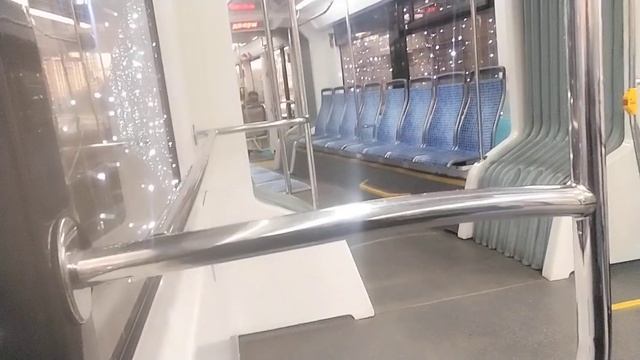 Поездка На Новогоднем Трамвае №50 (Метро Новослободская–Дом Культуры Компрессор) Москва 02.02.2025