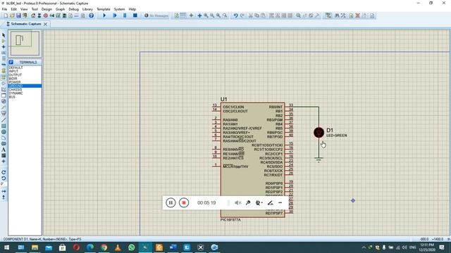 Blink Led using PIC Microcontroller ｜ PIC16F877A and MPLABX IDE