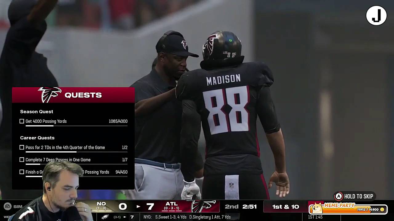 Maddyson - Спортивный челлендж #6 (NFL)