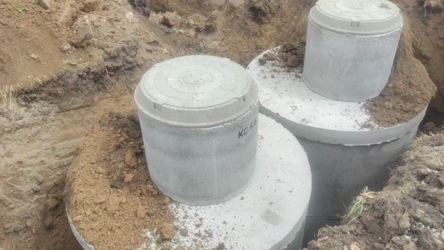 Септик двухкамерный город Омск, Рактинка.