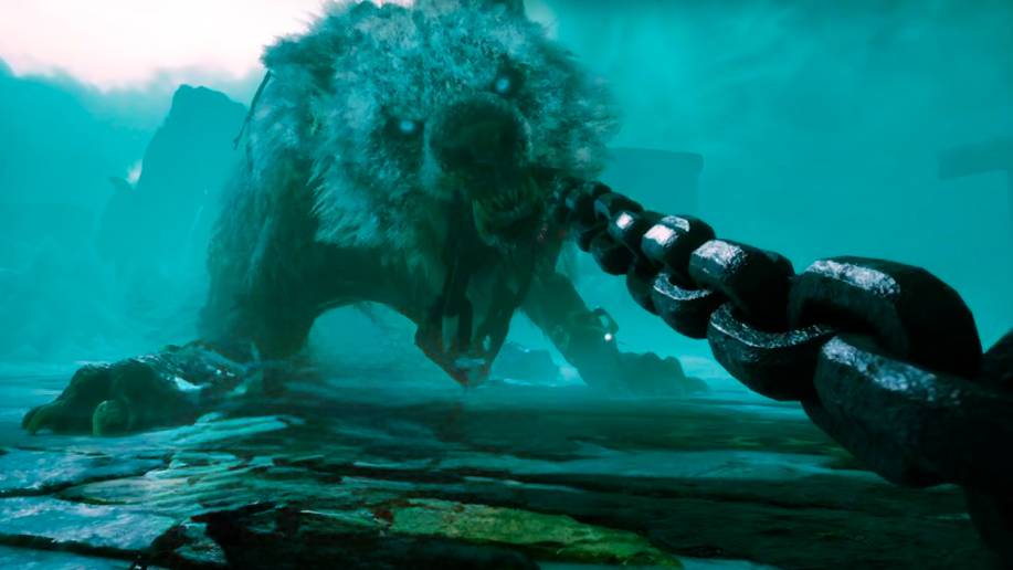 Хельхейм, смерть Гарма  (God of War: Ragnarök)