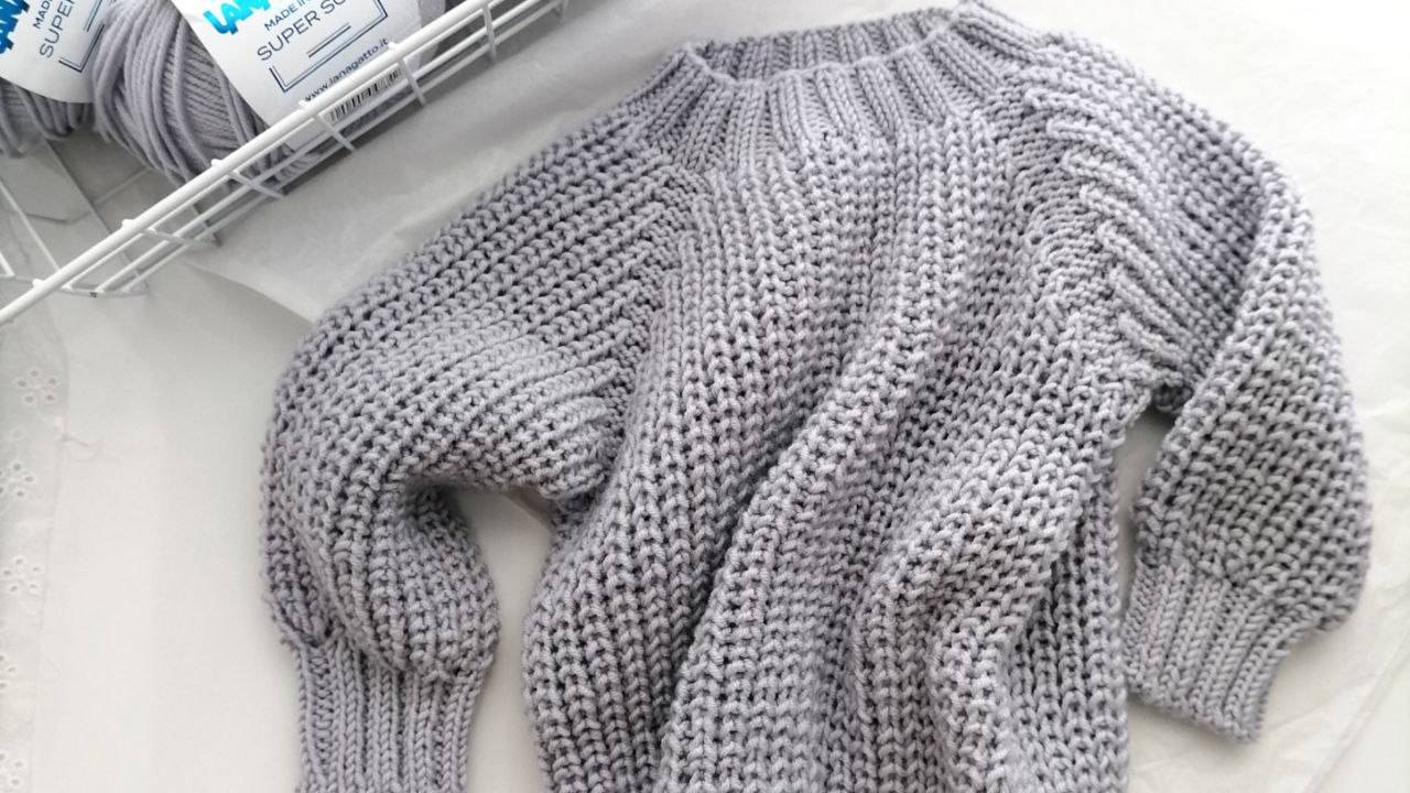 Закрываем резинку 1*1 иглой