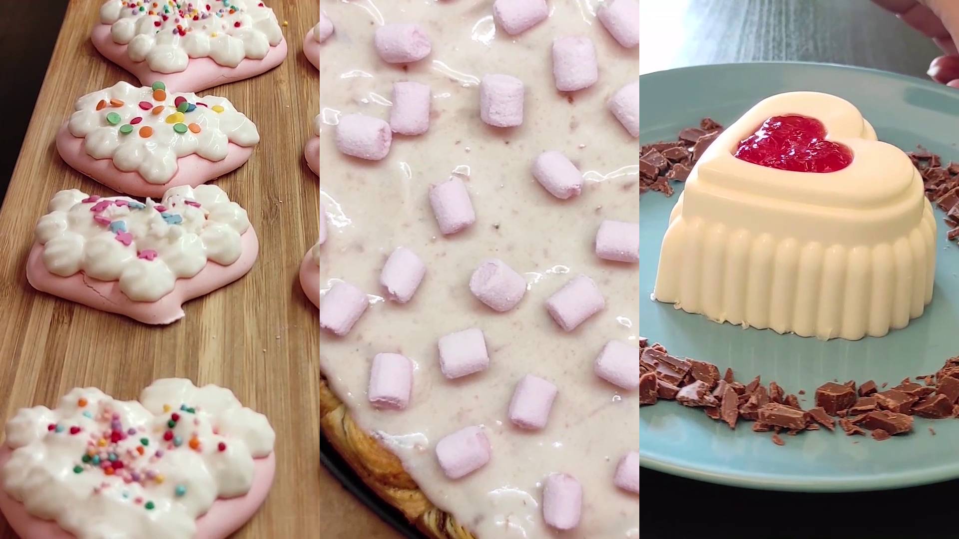 Три десерта на День Всех Влюбленных