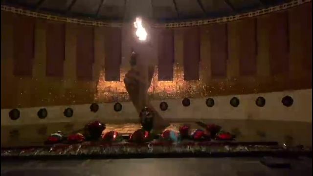 Мамаев курган. Вечер. Волгоград 03. 02. 2025