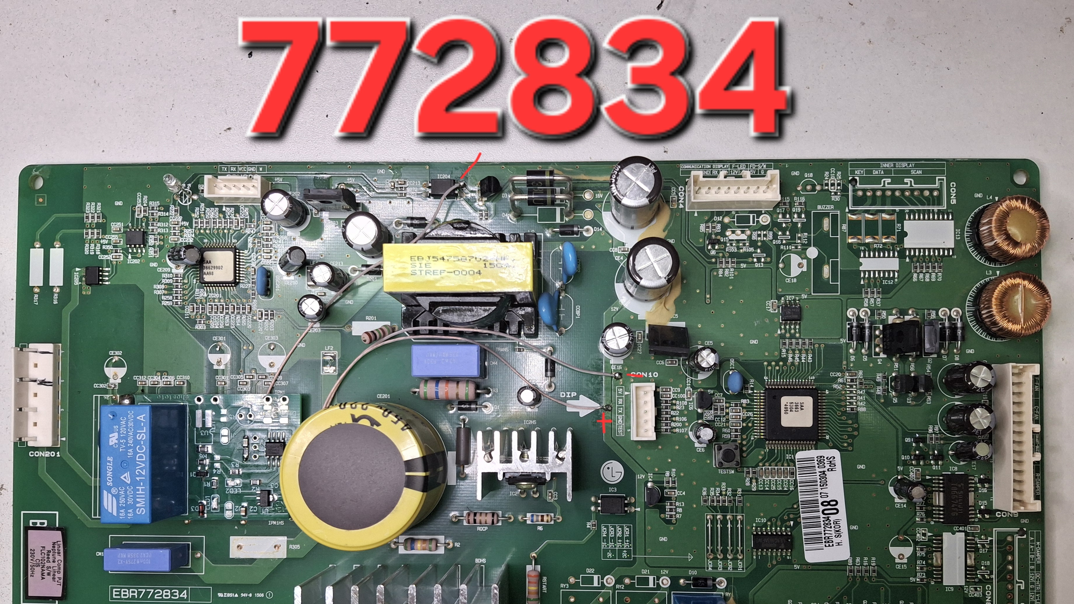 Обманка на модуль 772834 на холодильника LG