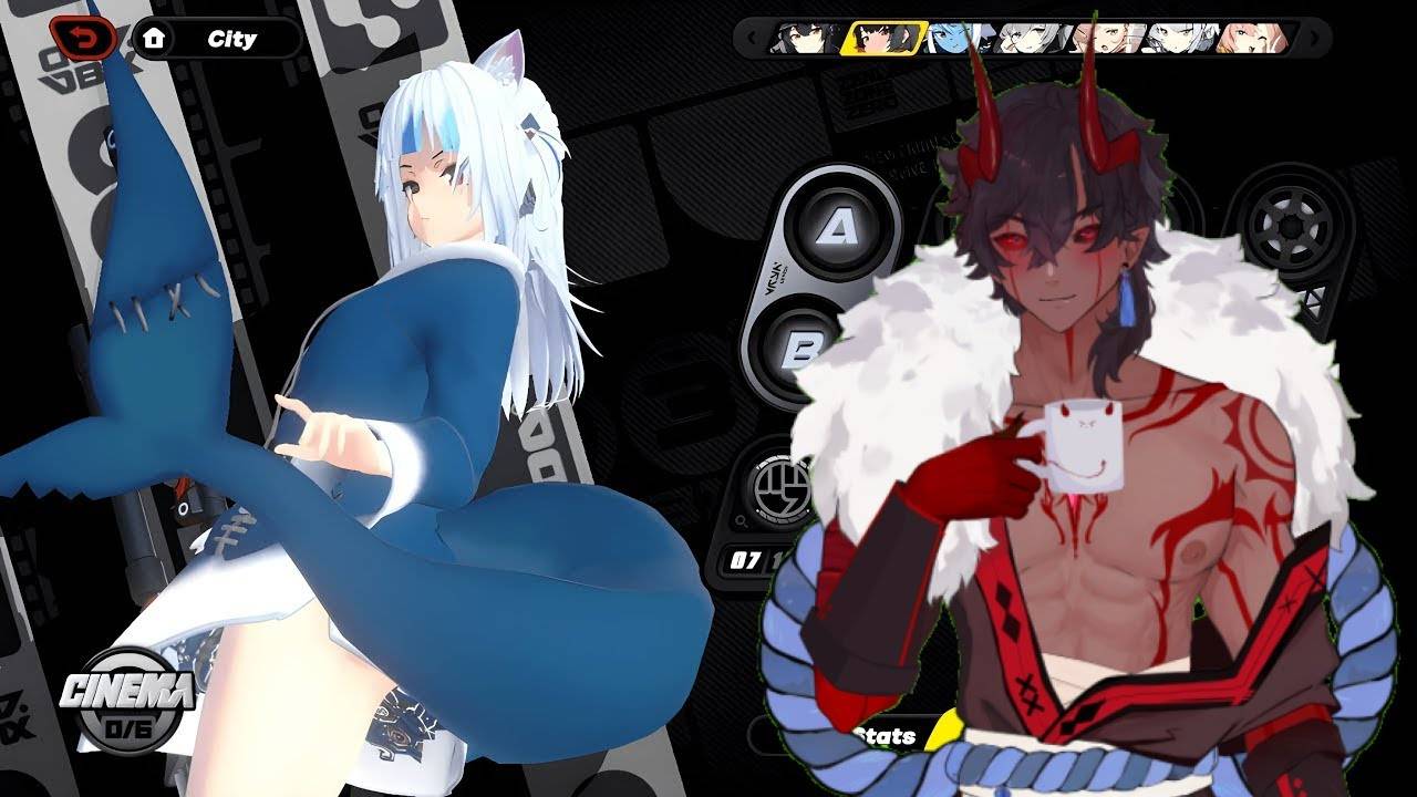 Мод для игры Mod inspection - Gawr Gura  - Zenless Zone Zero