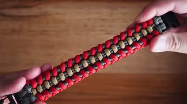 Make the Iron Man Legacy Glock Knot Paracord Bracelet Iron Man Paracord Bracelet Tutorial_270p_360p
