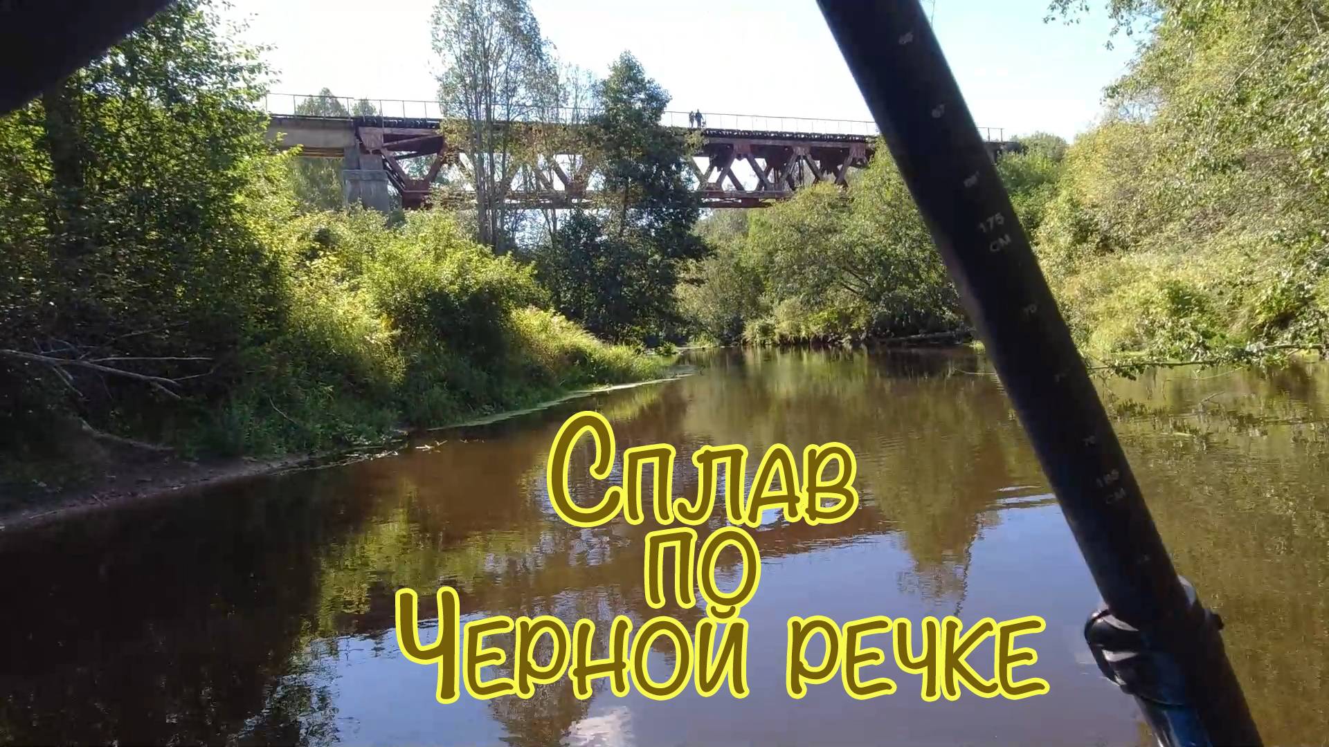 Сплав на сапах по Черной речке от Линдуловской дороги до Финского залива.