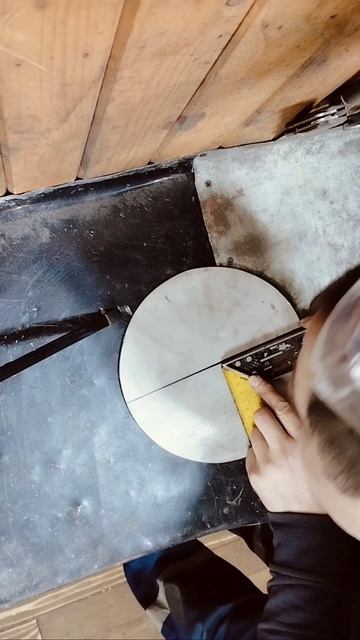 как Разделить круг на четыре ровные части