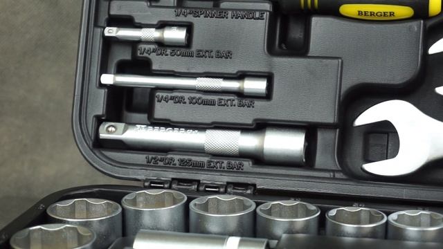 BERGER 89 предметов НОРДЕН / Обзор набора ручного инструмента BG089-1214