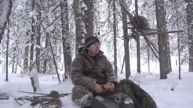 ОХОТА НА КУНИЦУ КАПКАНАМИ_ ДВЕ КУНИЦЫ_КУЛЕМКА С НАСТОРОЖКОЙ НАЖИМНОГО ДЕЙСТВИЯ