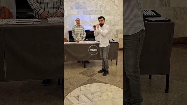 Солист Государственного академического симфонического оркестра Республики Казахстан Ержан Кушанов