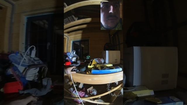 Сделал сантехнику в деревянном доме из клеёного бруса вертикально.mp4