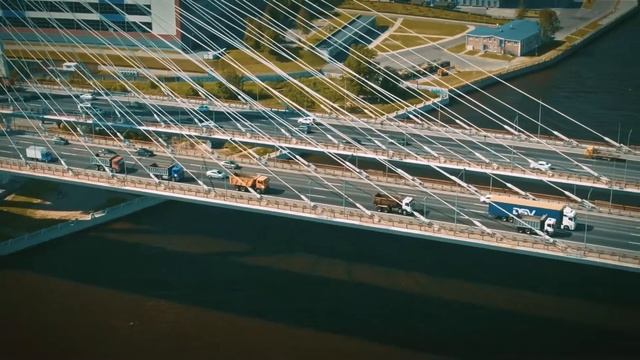 Аэросъёмка рекламы для компании "СК Система"