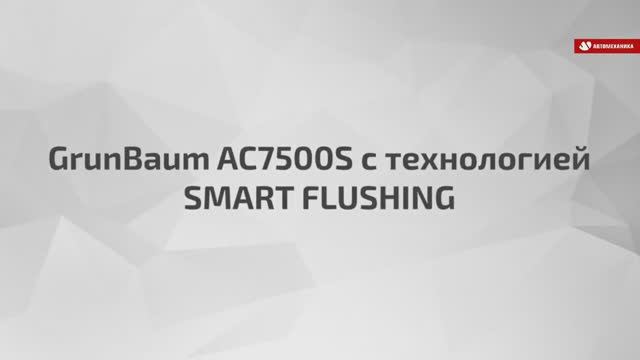 Установка для обслуживания автокондиционеров GrunBaum AC7500S SMART FLUSHIN