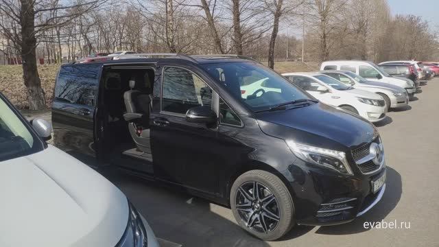 Mercedes V class w447 3е поколение коврики в салон и багажник  из Бельгийского ковролина evabel.ru