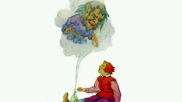 Дух в бутылке_братья Гримм_