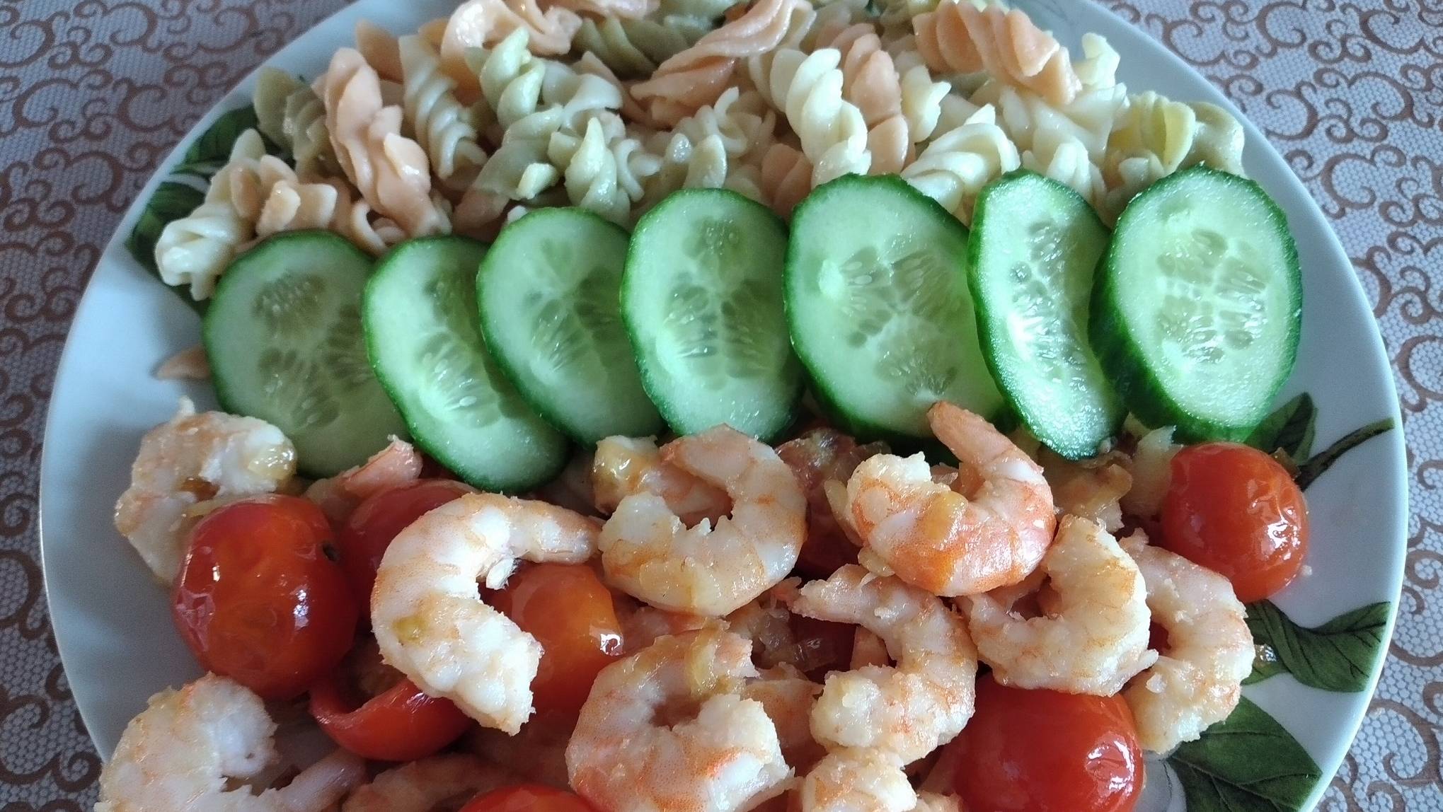 МАКАРОНЫ С КРЕВЕТКАМИ! Быстро и просто!