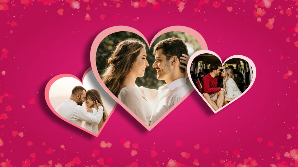 «С днём Святого Валентина!» — шаблоны слайд-шоу