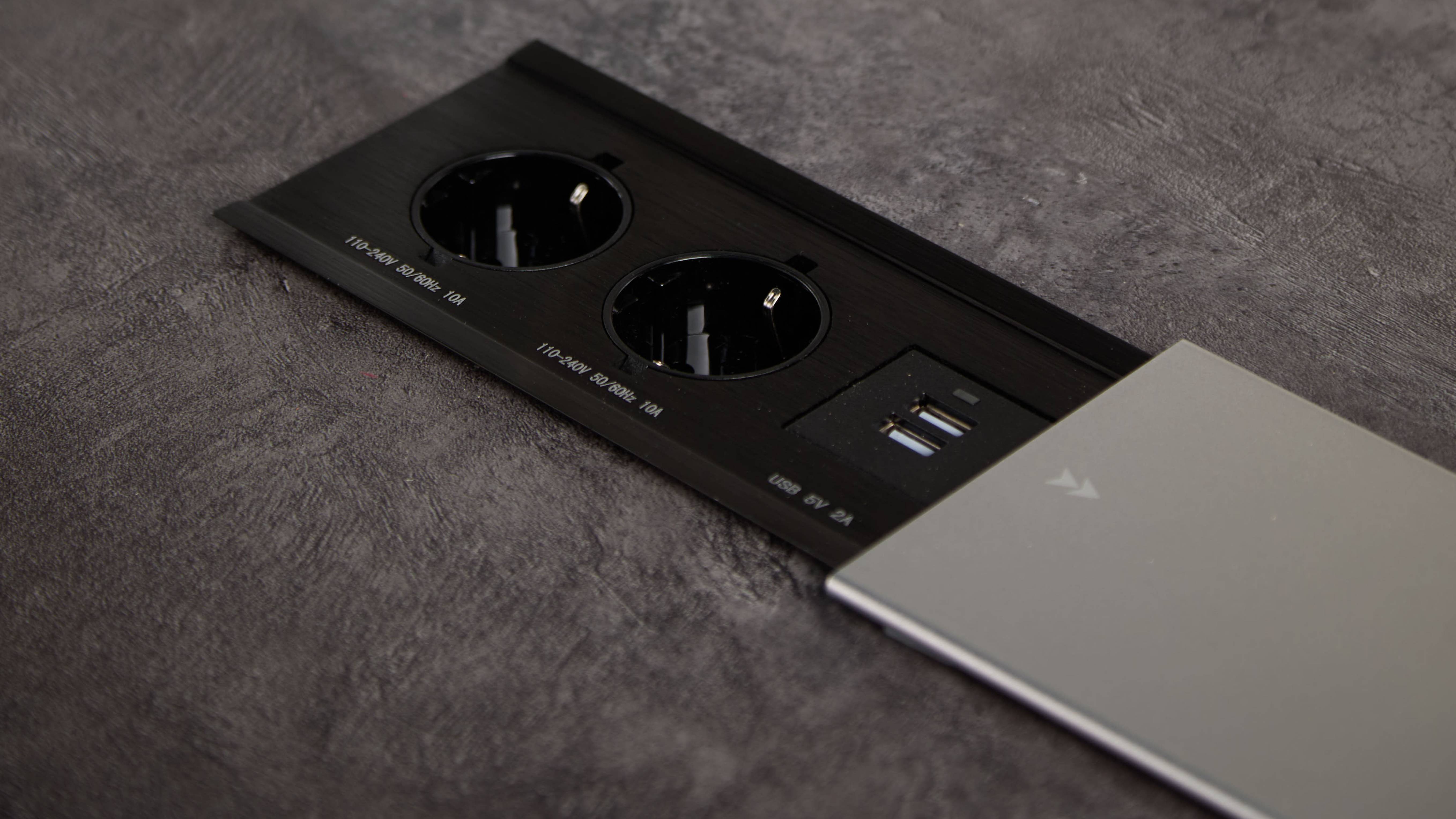 Розеточный блок скрытого монтажа INRIOR серии ST-02-80 (монтаж и установка)