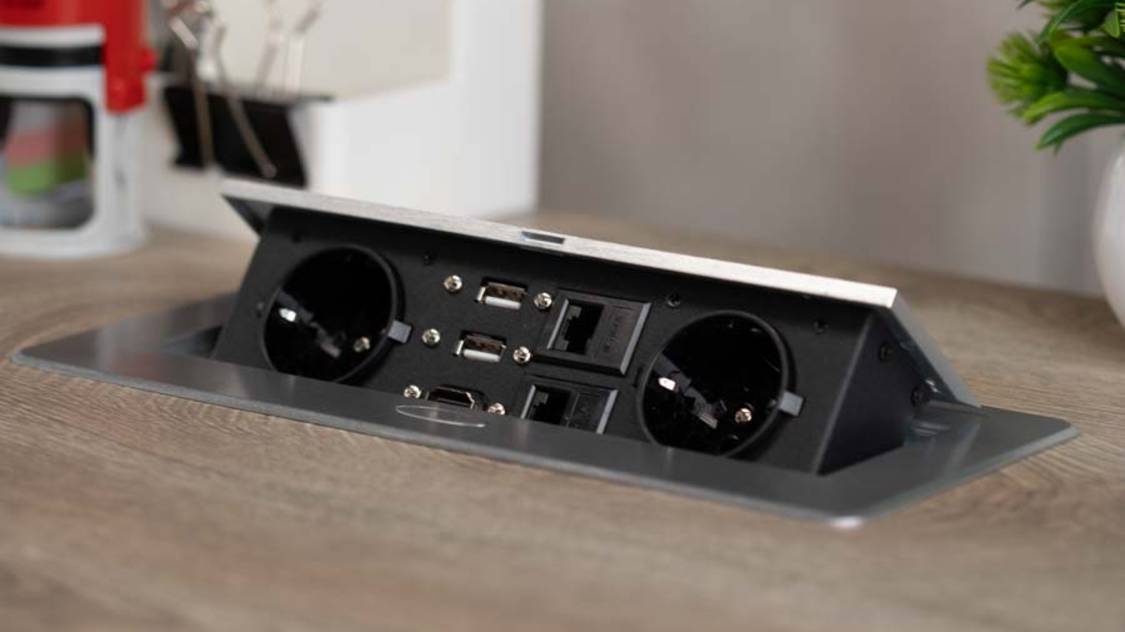 Выдвижной розеточный блок INRIOR серии TORO-77-80 (монтаж и установка)