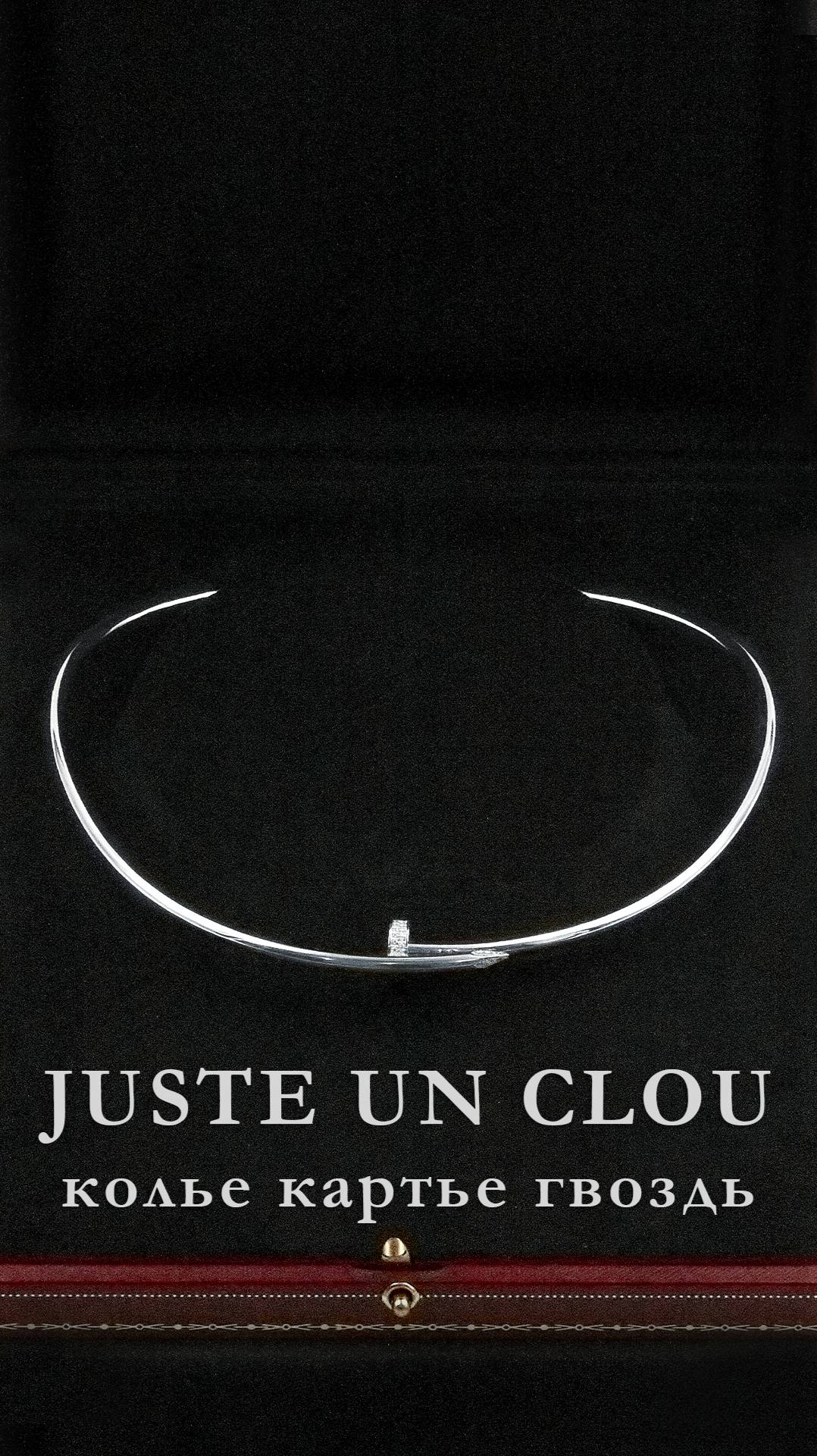 Колье гвоздь #ювелирныеизделия #колье #cartier #clou