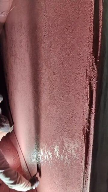 Декоративная штукатурка нанесение механизированно.  Превращаем набрызг в карту мира.