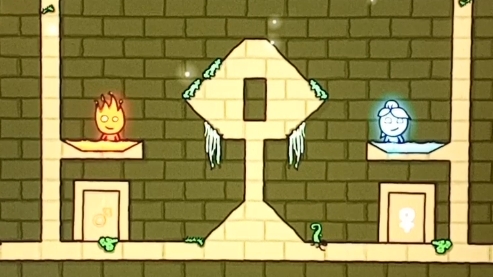 ОГОНЬ И ВОДА В ЛЕСНОМ ХРАМЕ! МНОГО ПРЕПЯТСТВИЙ! Огонь и Вода! ПРИКЛЮЧЕНИЯ СТИКМЕНОВ!