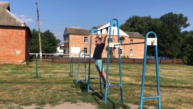 Выход на две за минуту. Техника выхода на турнике.