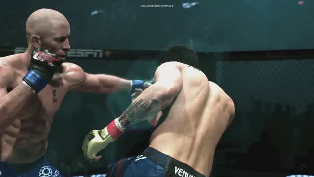 Учусь играть в UFC 5 бой против бота