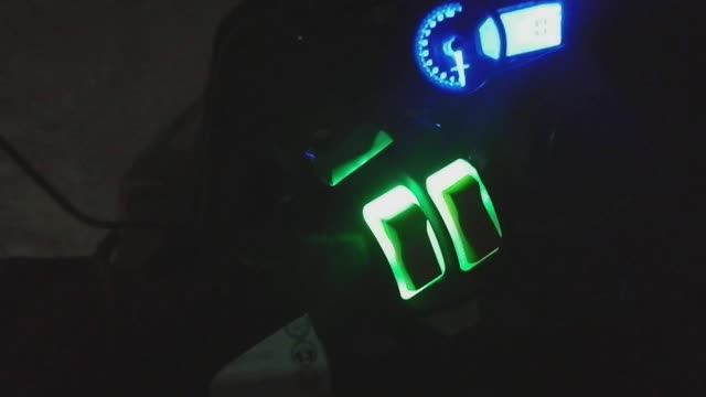 Снегоход Stels viking 600 2021г. Головное освещение ночью, сравнение с Бураном!