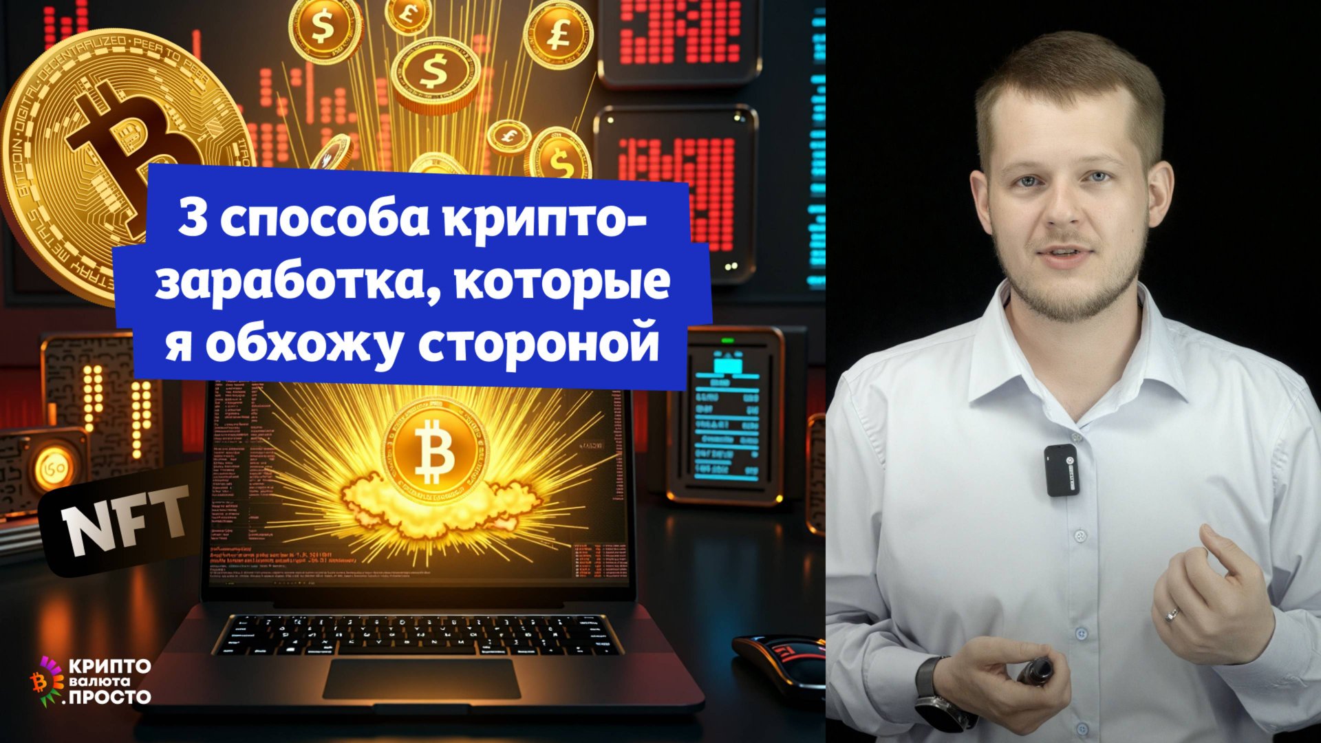 3 способа крипто-заработка, которые я обхожу стороной. Рассказывает Илья Сдобников.