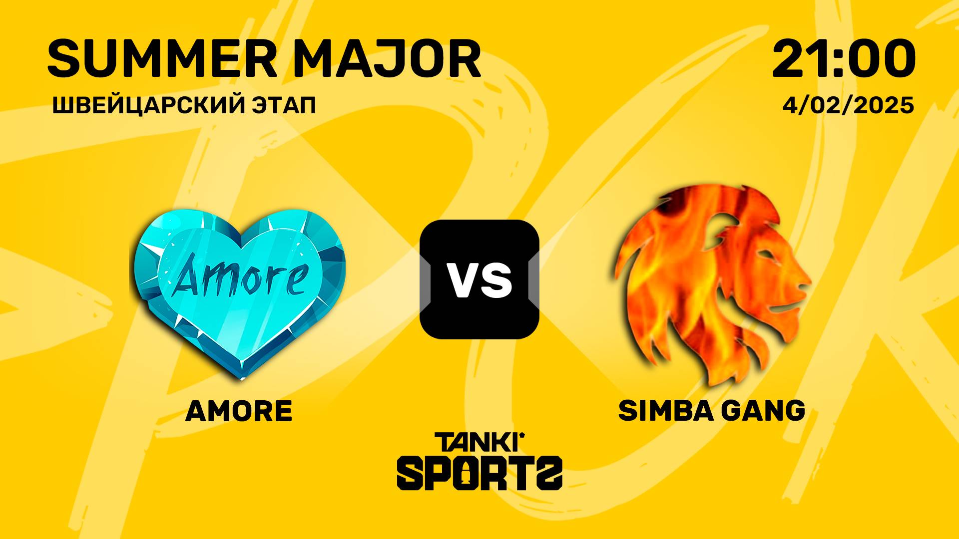 AMORE VS SIMBA GANG | SUMMER MAJOR | RANKINGS I | 04.02.2025