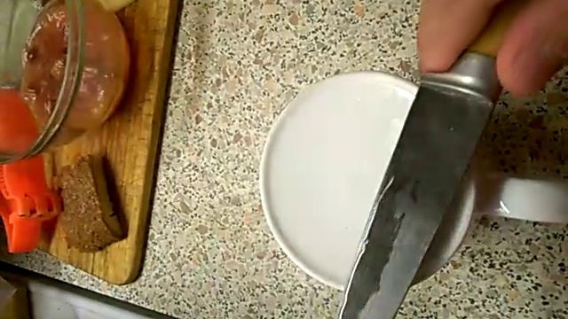 Как поправить нож на любой кухне!?