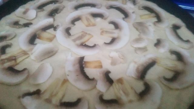 Пицца, Грибы шампиньоны