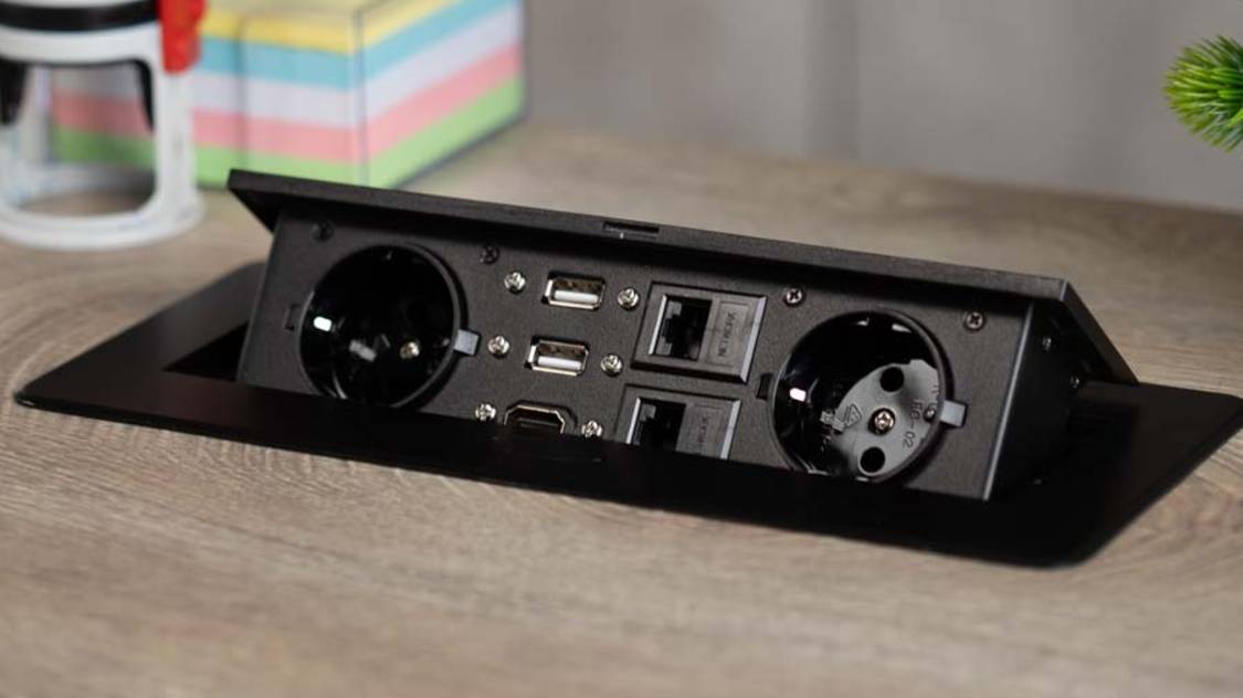 Выдвижной розеточный блок INRIOR серии TORO-77-20 (монтаж и установка)