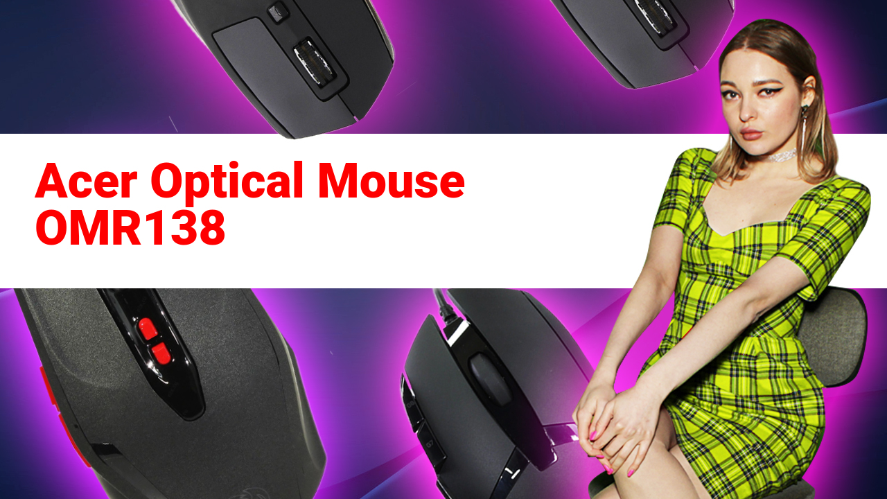 НИКС Компьютерный Супермаркет: видео про Беспроводная Мышь Acer Optical Mouse OMR138 Белый