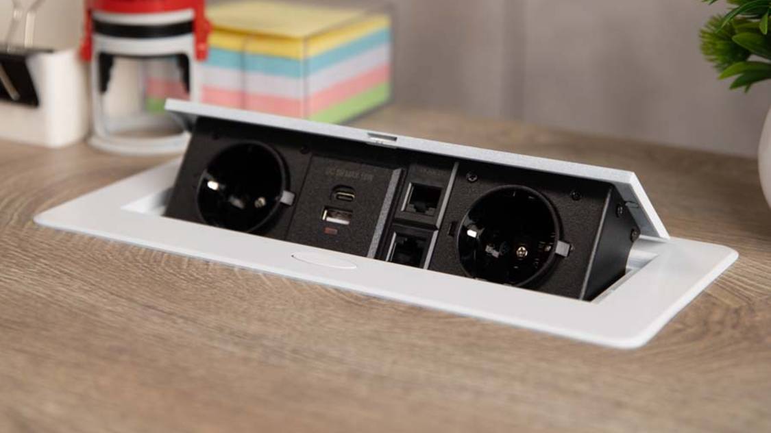 Выдвижной розеточный блок INRIOR серии TORO-55-10 (монтаж и установка)