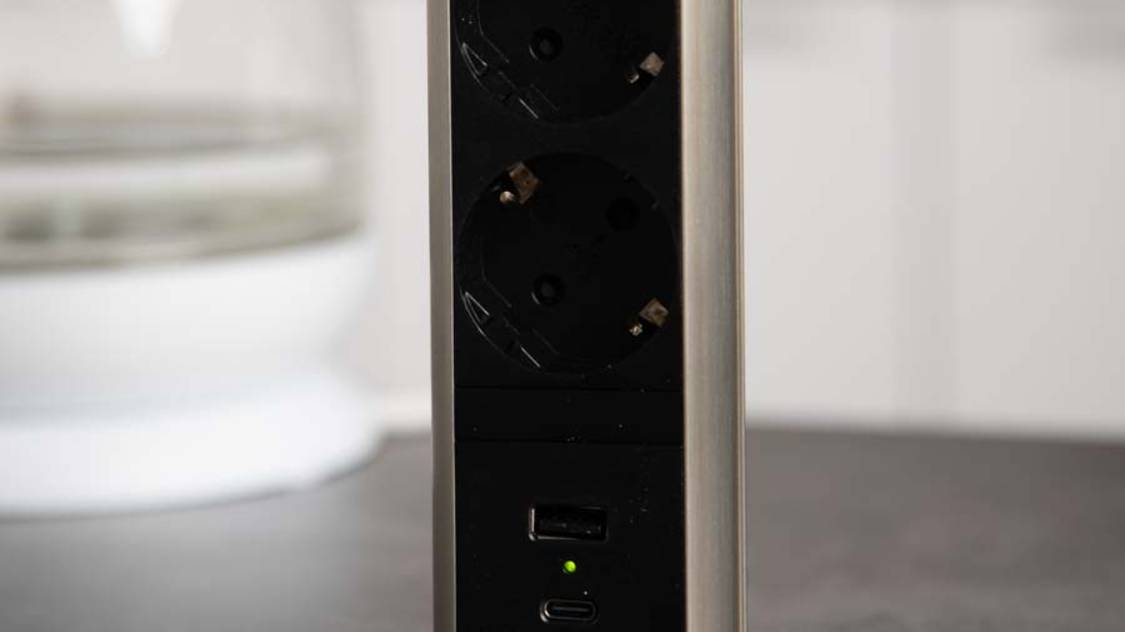 Выдвижной розеточный блок INRIOR серии RUFH-01(02)-90 (монтаж и установка)