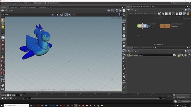 Ноды канального пересечения (CHOP в Гудини)