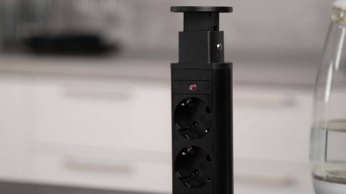 Выдвижной розеточный блок INRIOR серии RUFH-20 (монтаж и установка)