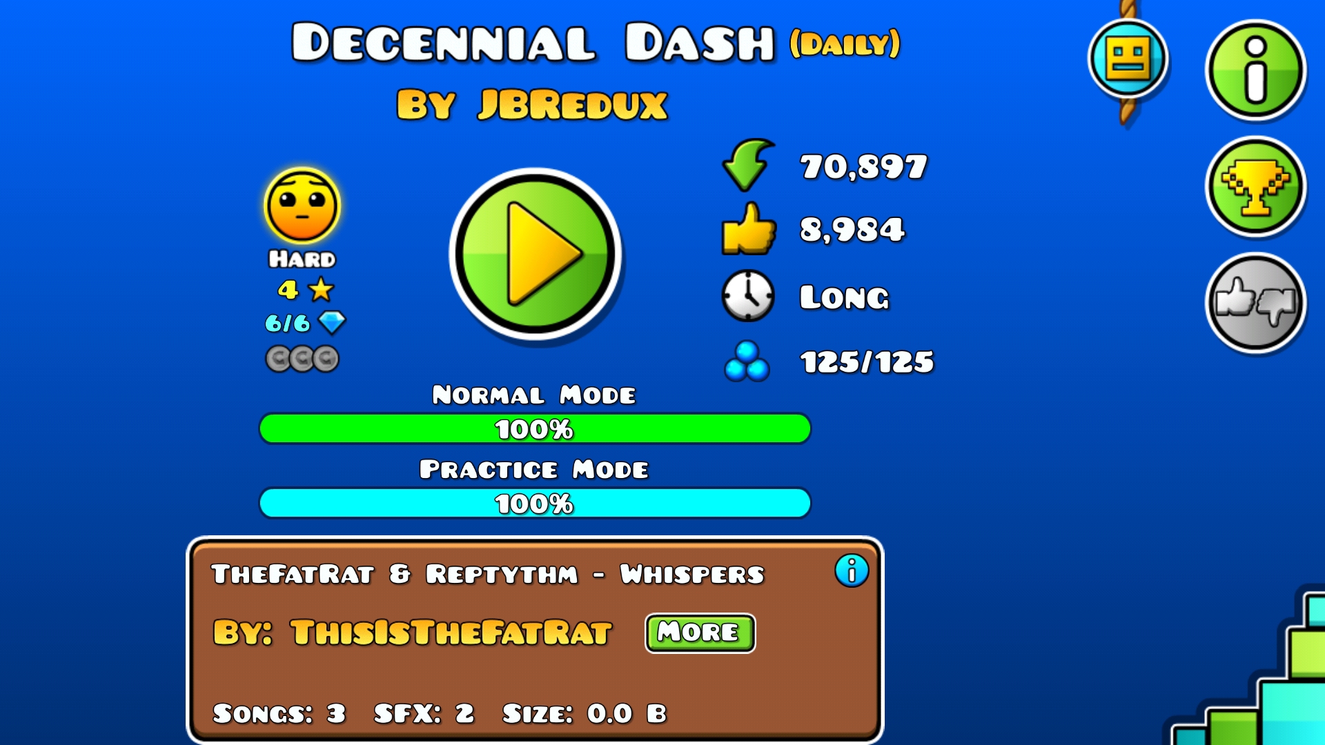 я прошёл уровень decennial dash