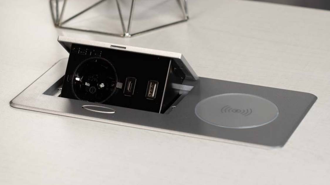 Выдвижной розеточный блок INRIOR серии POLO-01-80 (монтаж и установка)