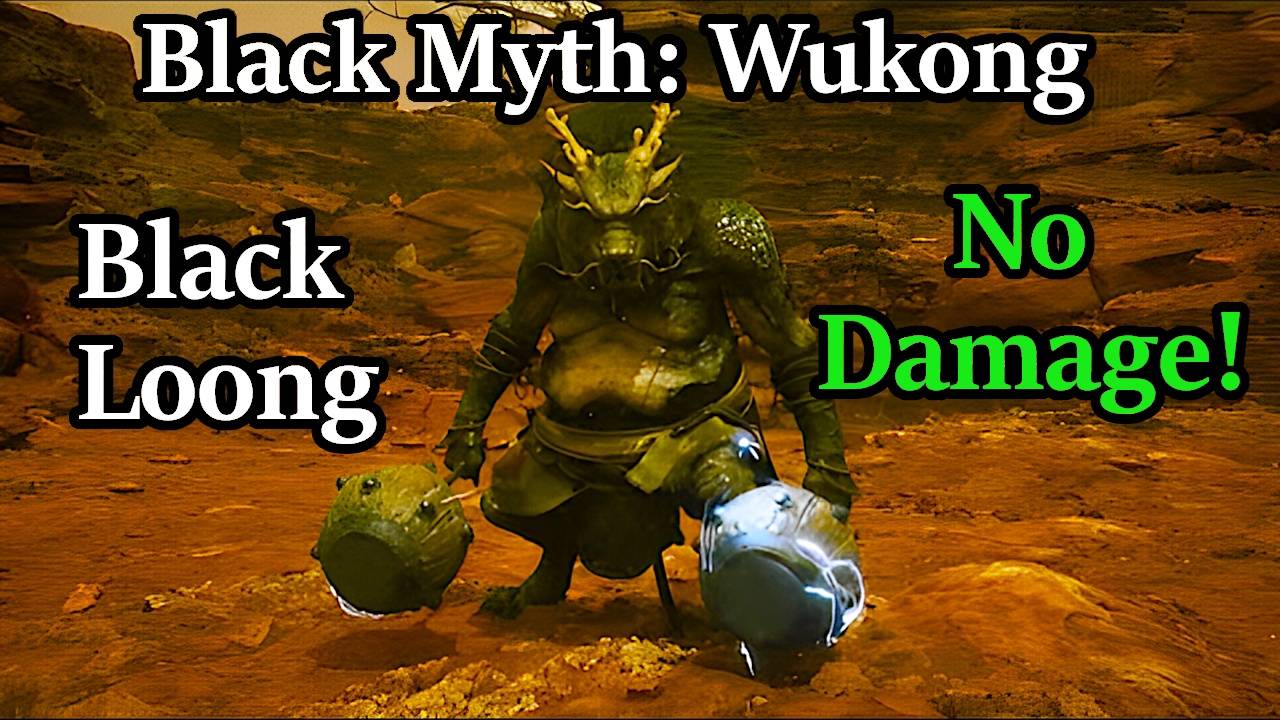 Black Myth: Wukong. Чёрный Лун ( No damage )