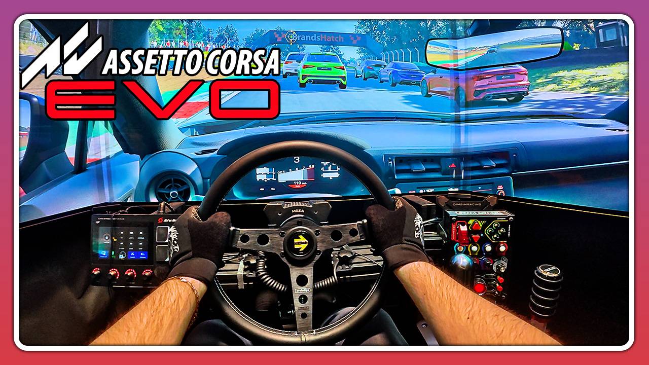 Assetto Corsa EVO - Первая гонка - Triple Screen