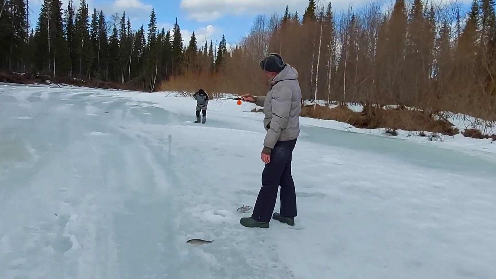 ЛОВИМ Хариус. Рыбалка с друзьями.ШОК рыбака Серёги.(fishing).