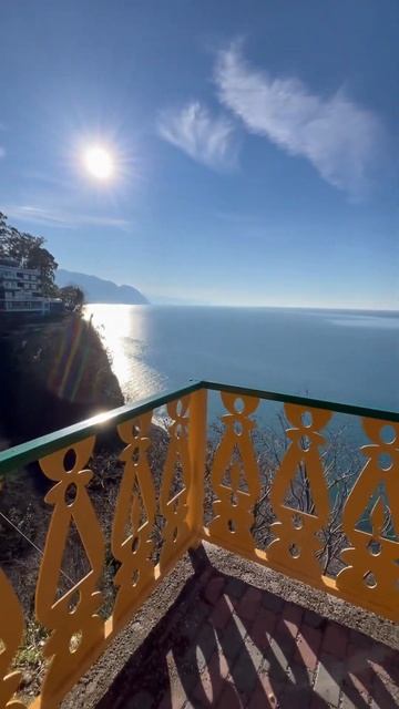 Видовая площадка в глуши #грузия #море #вид #качели