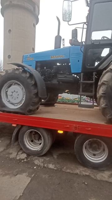 Загрузили тракторы МТЗ 1221, доставка в Рязанскую область, Boston Logistic