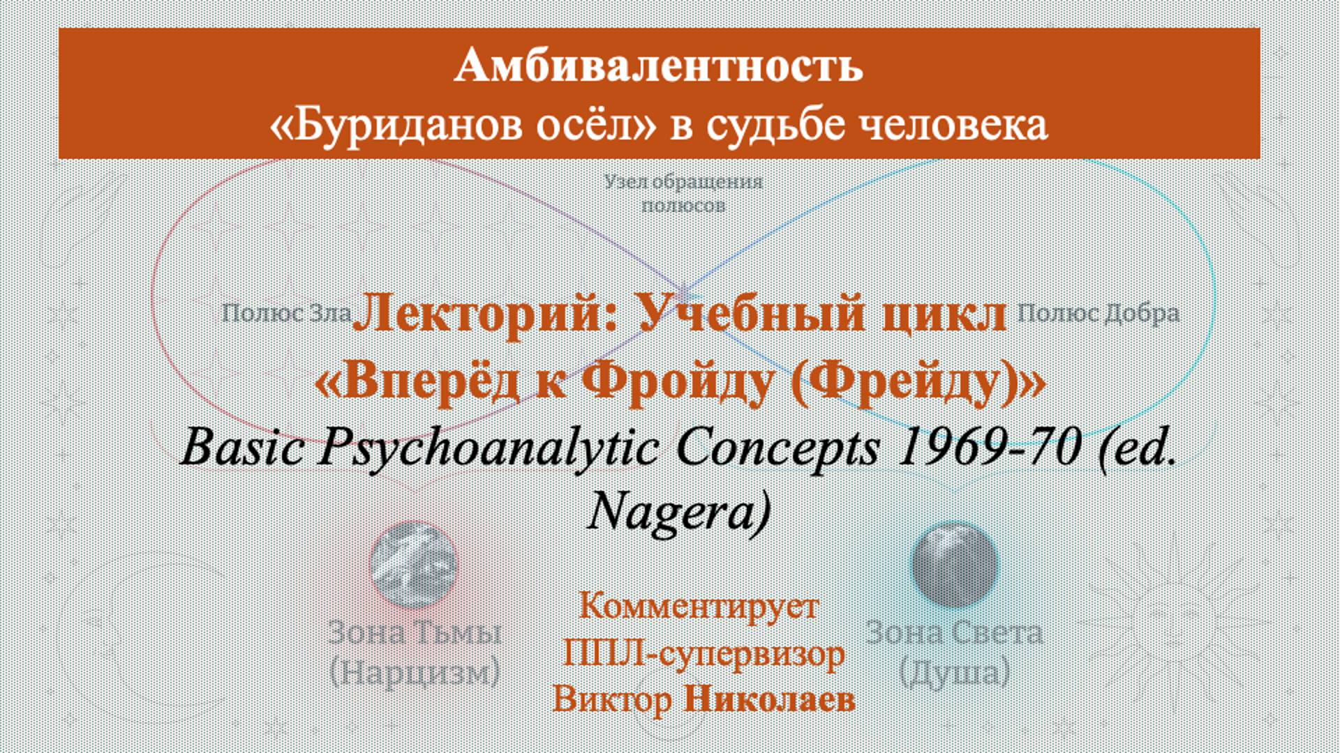 Амбивалентность – «Буриданов осёл» в судьбе человека. Цикл «Вперёд к Фройду № 8. В. Николаев (ППЛ)